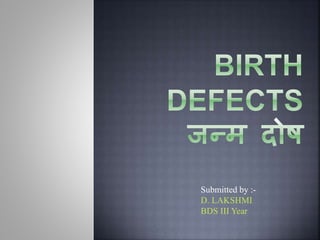 Birth defects | PPT