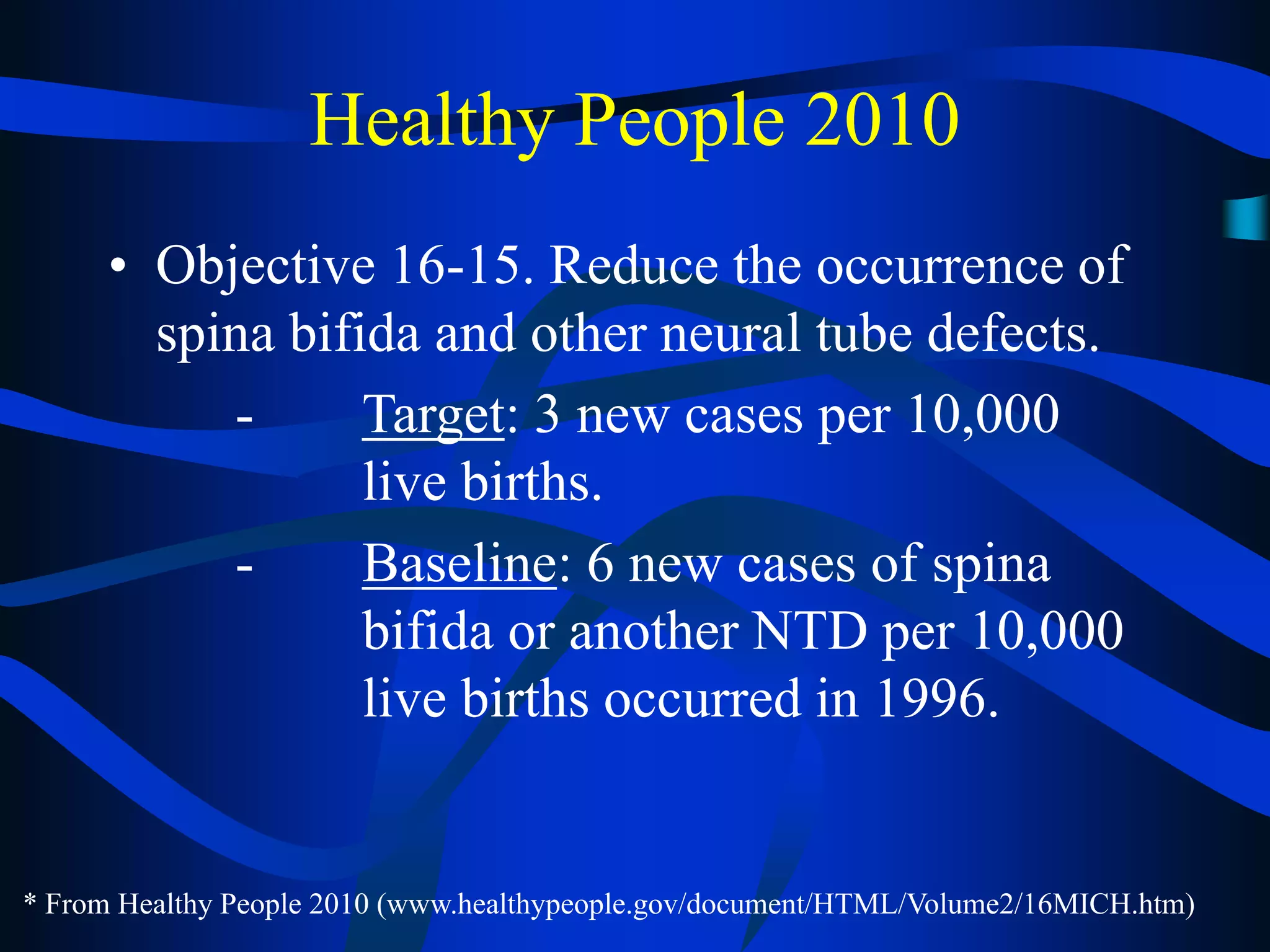 Birth defects and congenital anomalies | PPT