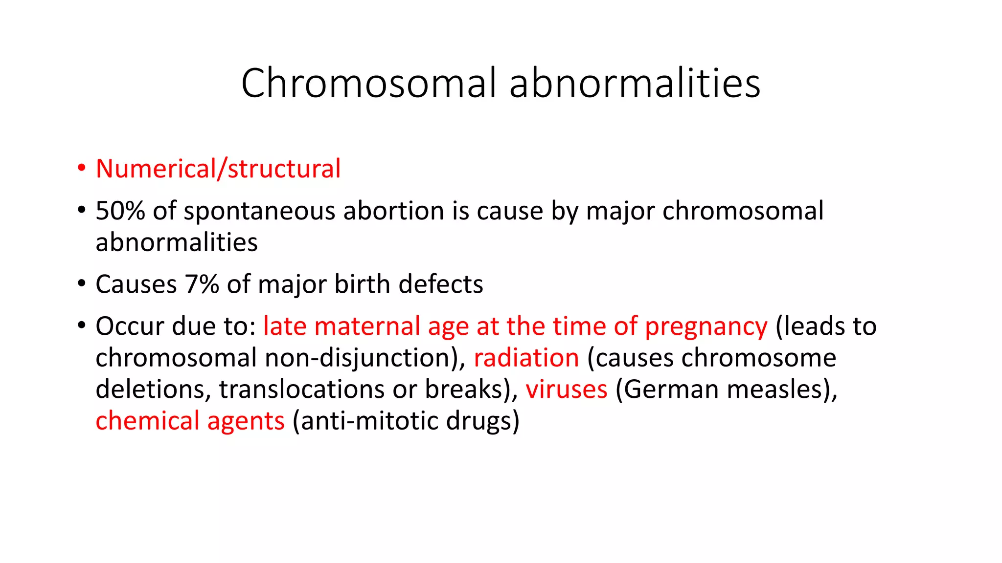 Birth defects and prenatal diagnosis | PPTX