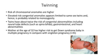 Birth defects and prenatal diagnosis | PPTX