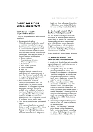 Birth Defects: Care, preventing and counselling | PDF