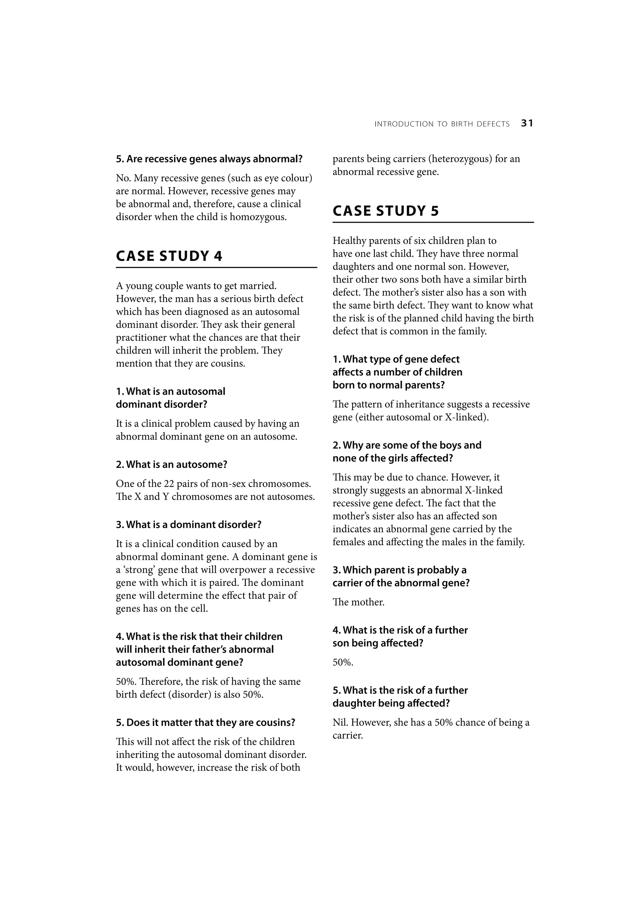 Birth Defects: Introduction to birth defects | PDF