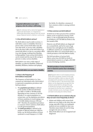 Birth Defects: Introduction to birth defects | PDF