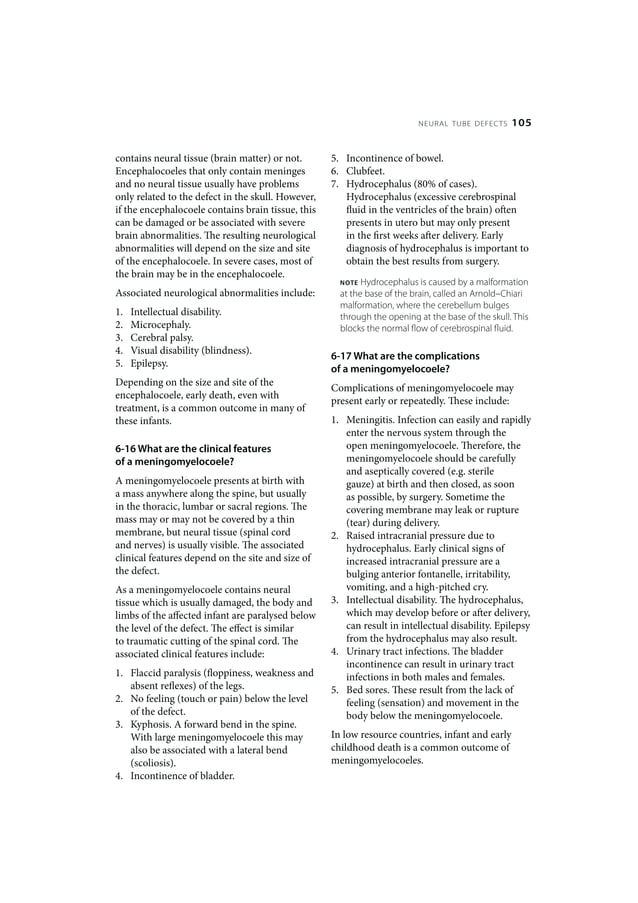 Birth Defects: Neural tube defects | PDF