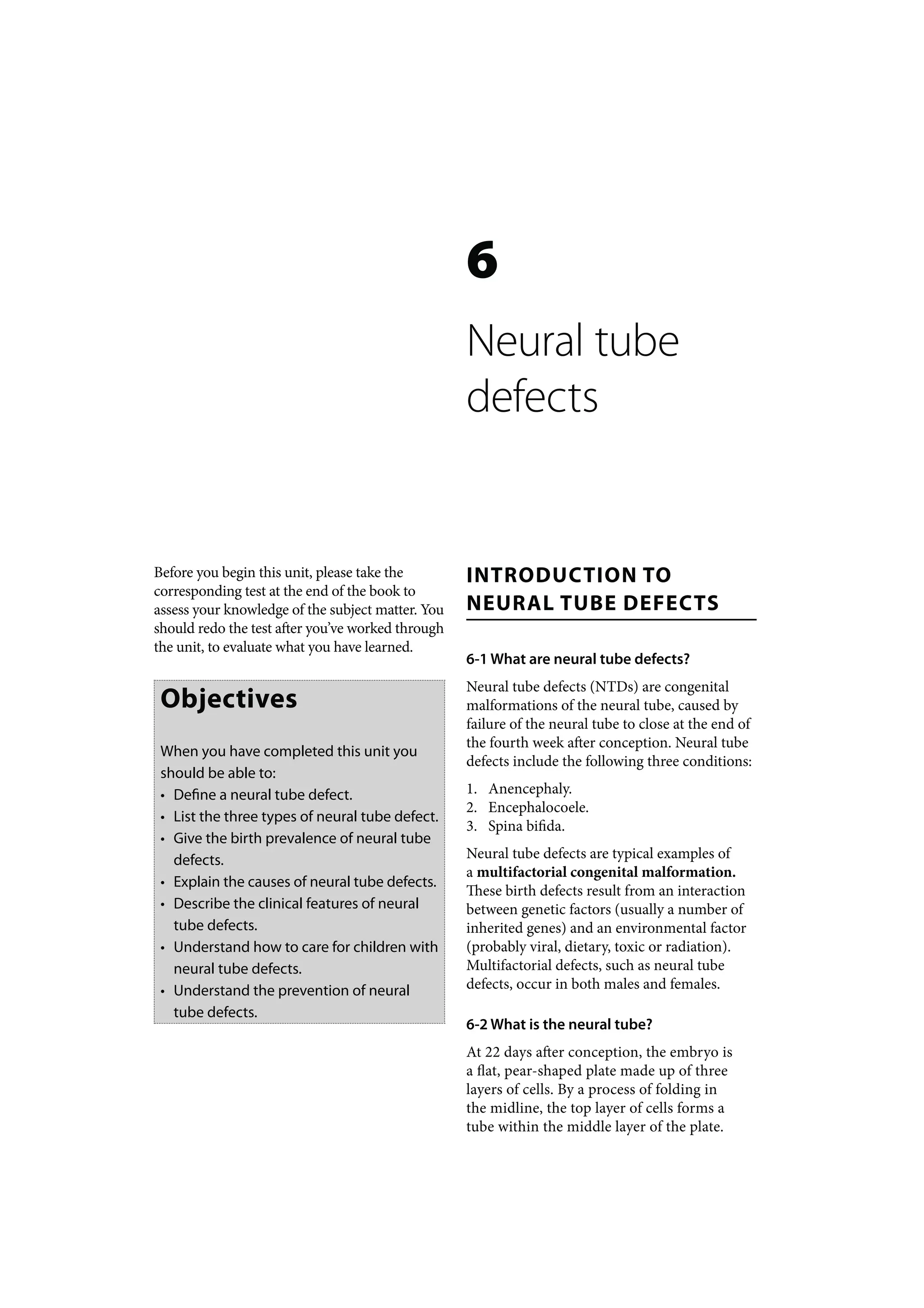 Birth Defects: Neural tube defects | PDF