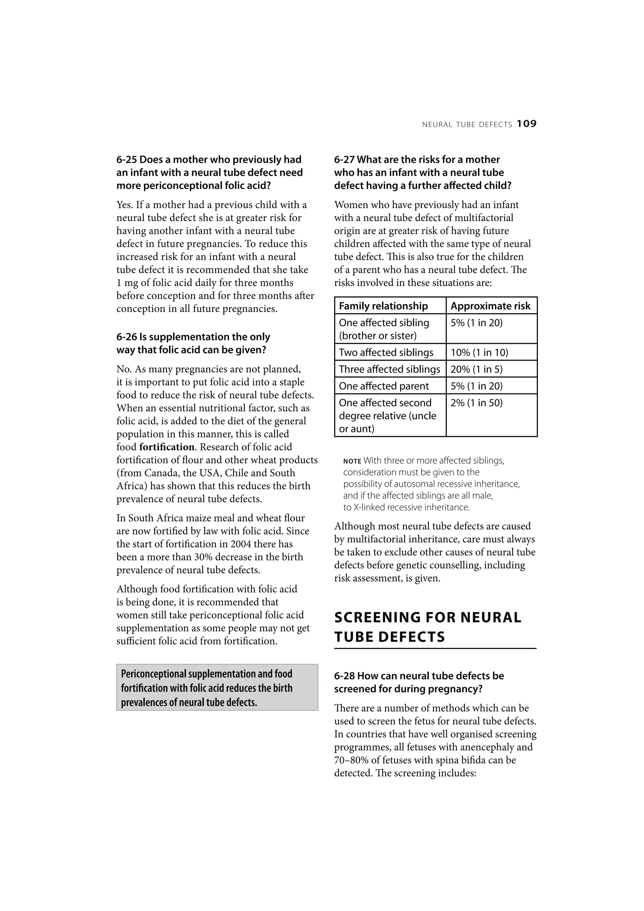 Birth Defects: Neural tube defects | PDF