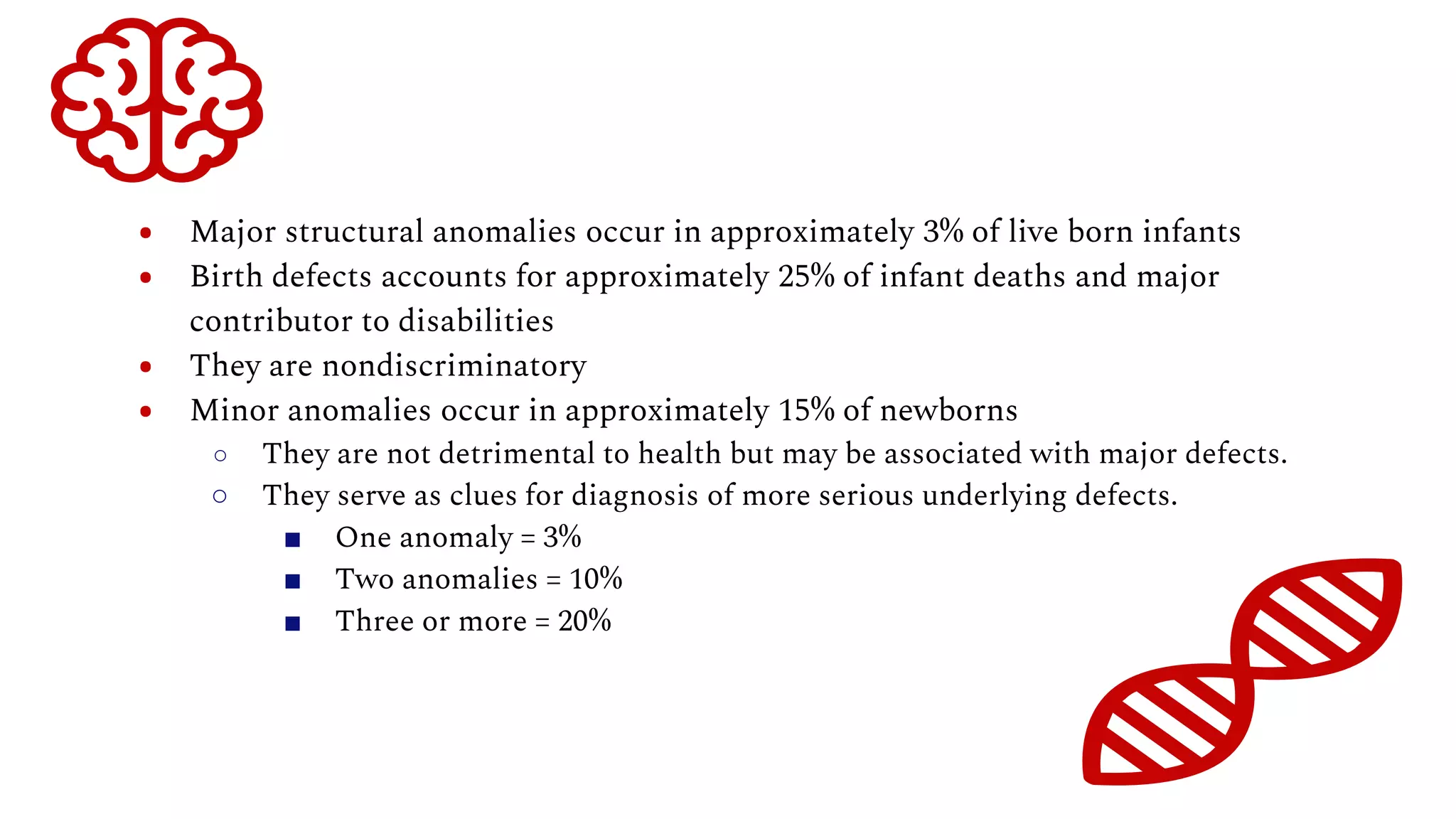 Birth defects & prenatal diagnosis by dr. omar nouri | PPT