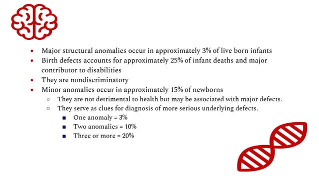 Birth defects & prenatal diagnosis by dr. omar nouri | PPT