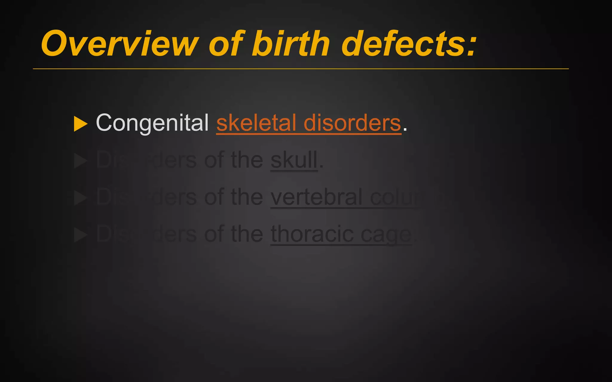 Birth Defects | PPTX