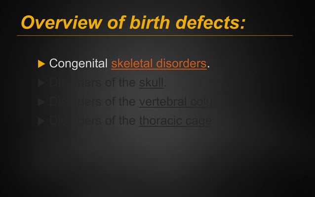 Birth Defects | PPTX