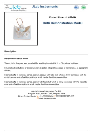 Birth demonstration model | PDF
