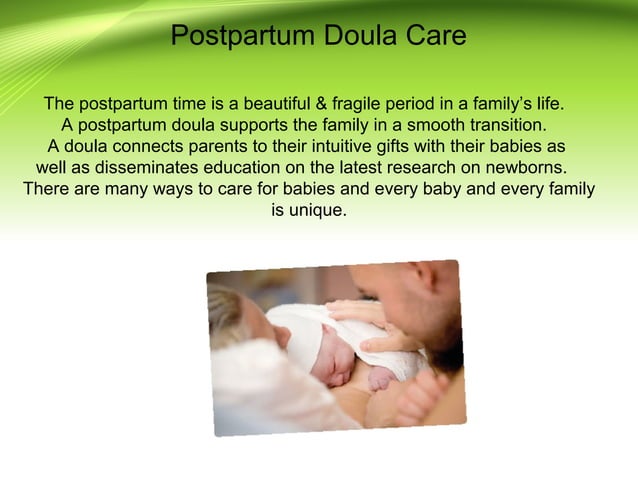 Birth Doula and Post Partum Services | PPT