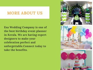 Birtheday event planner | PPT