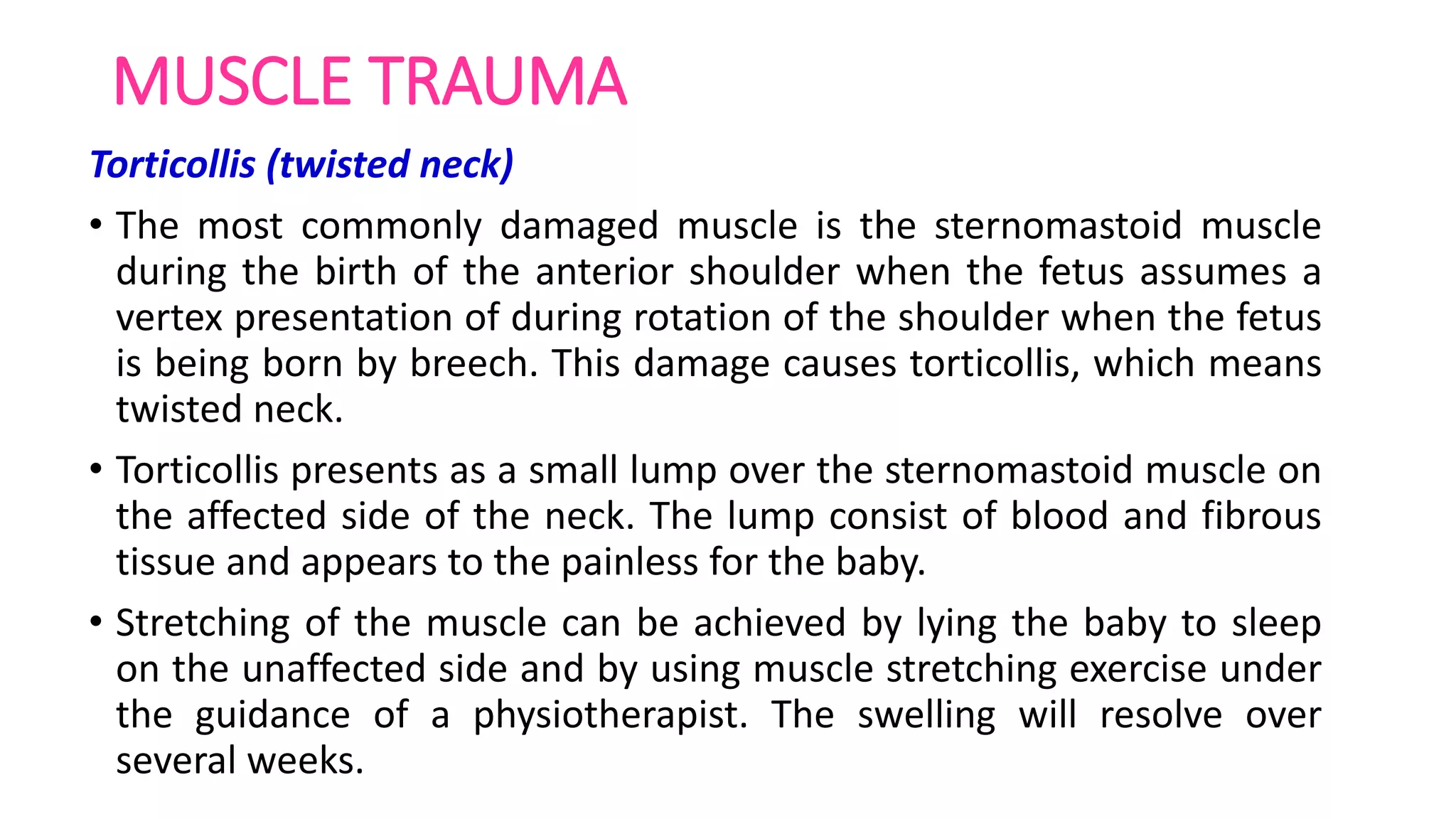 Birth injuries | PPTX