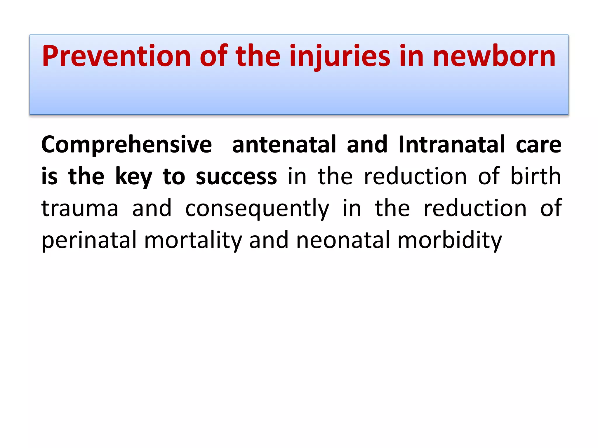 BIRTH INJURIES IN NEWBORN | PPTX