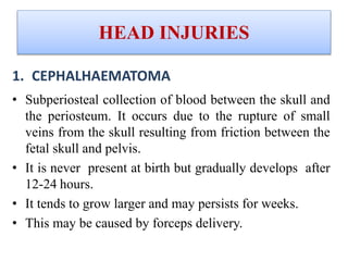 BIRTH INJURIES IN NEWBORN | PPTX