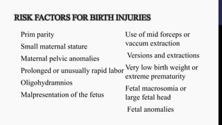 Birth injuries.P | PPT