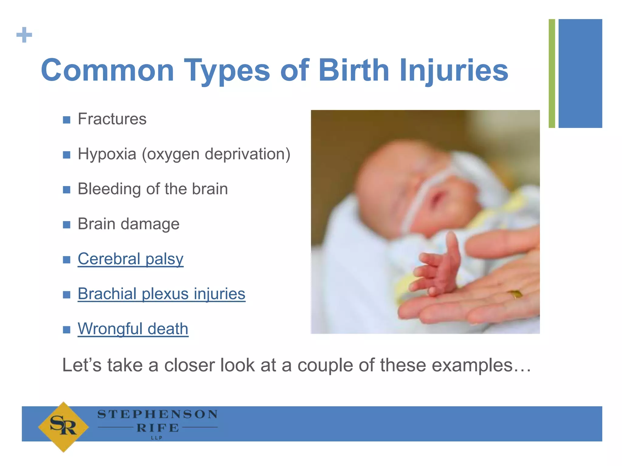 Birth Injuries | PPTX | Death, Injury, or Military Conflict | Sensitive ...