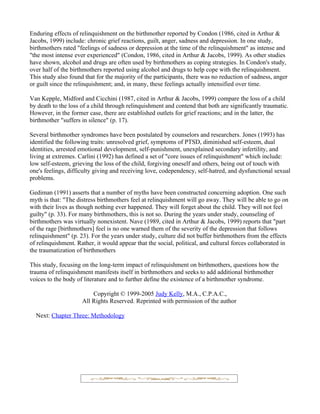 Birthmother research -Birth Mom missions | PDF