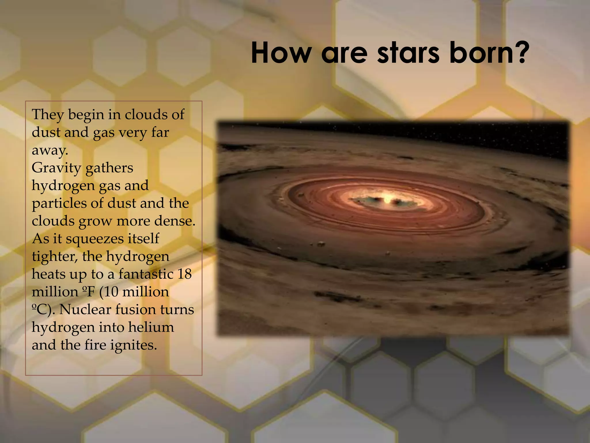 Birth of a star | PPTX