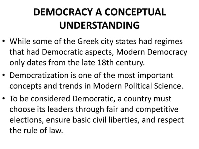 Birth of democracy | PPTX | Civic affairs | Politics