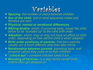 Birth order | PPT