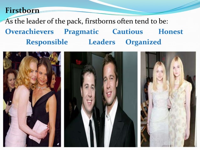 Birth order and personality | PPTX