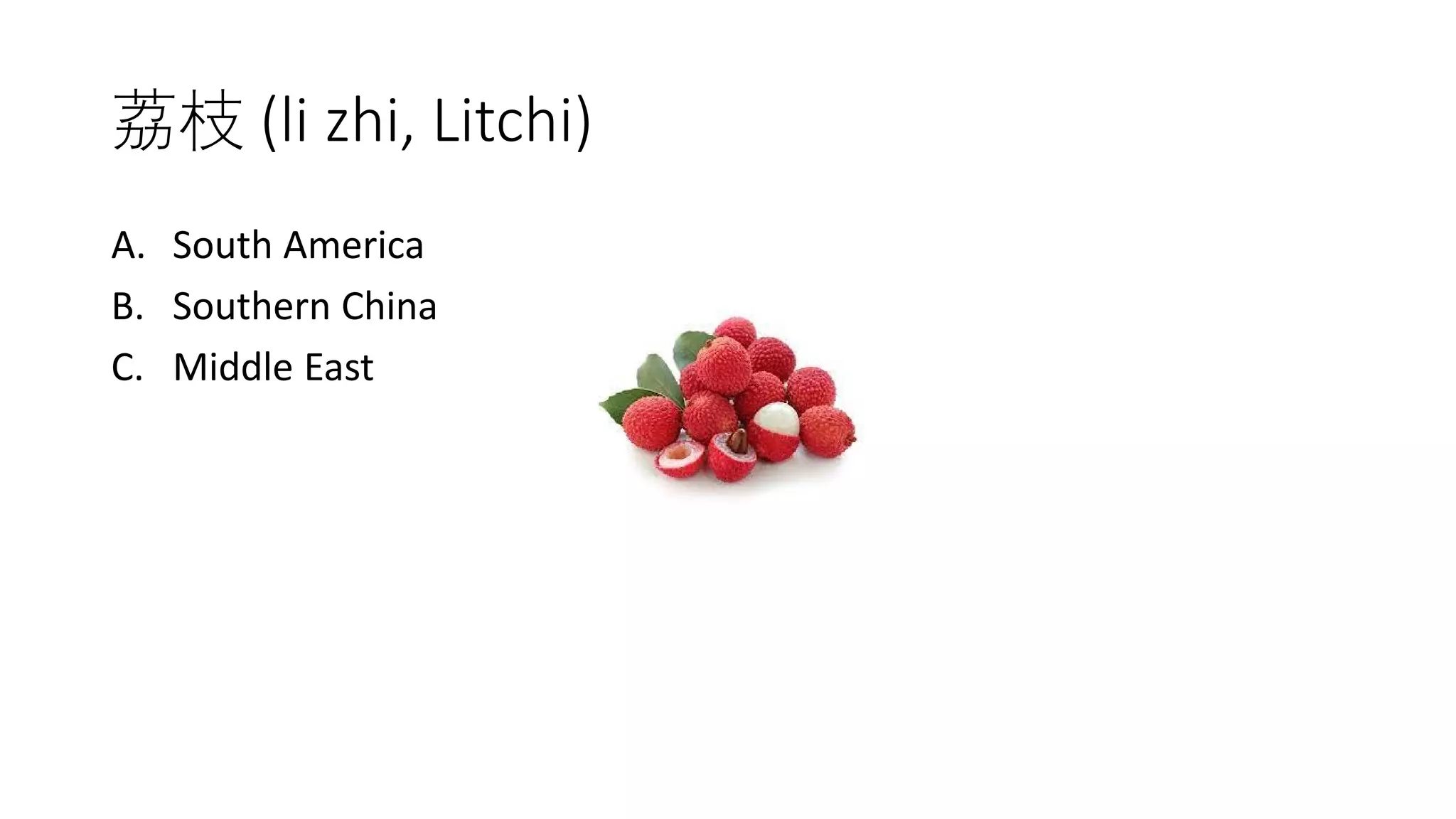 Birth Places of Some Common Fruits | PDF