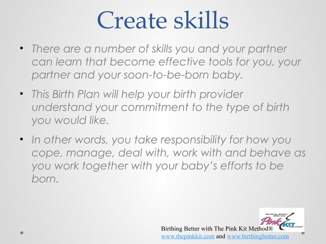 Birth Plan #1 and #2 | PPT