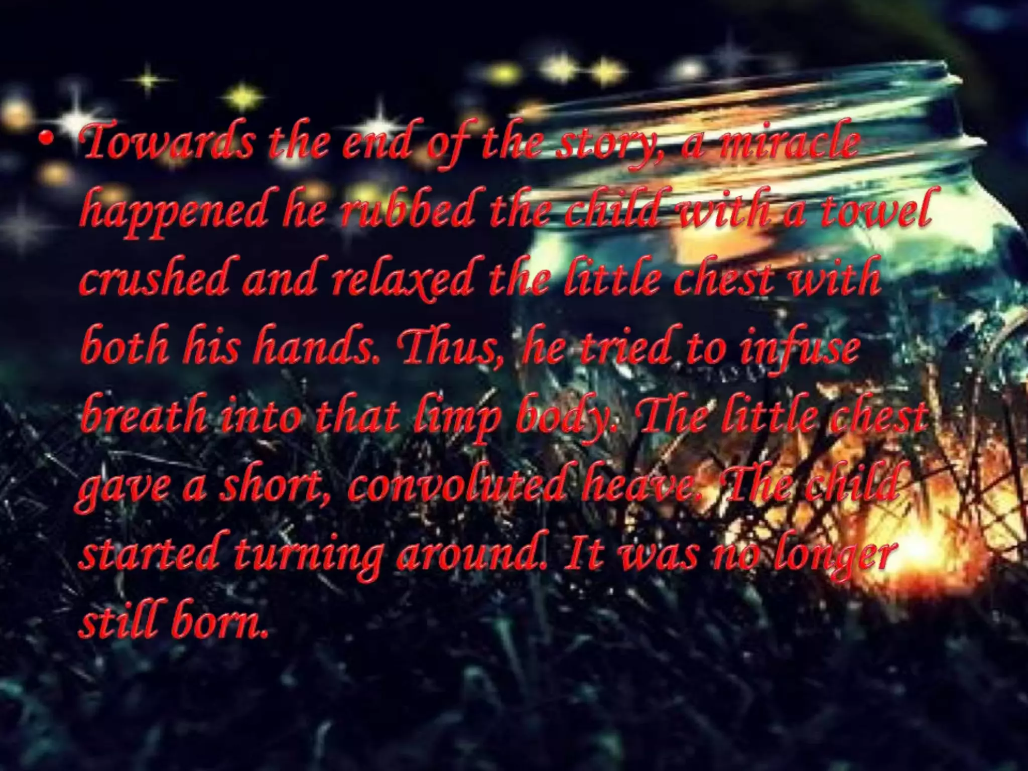 Birth Class11 English PPT | PPTX