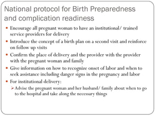 Birthpreparedness | PPTX