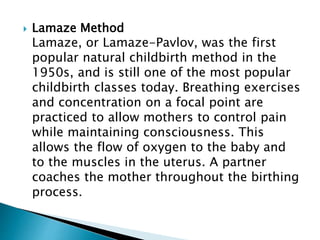 Choice of birth setting - obstetric and gynecological nursing | PPTX
