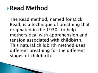 Choice of birth setting - obstetric and gynecological nursing | PPTX