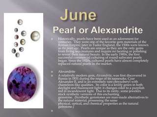 Alexandrite Birthstone Meaning