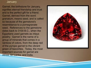 Birthstones | PPT