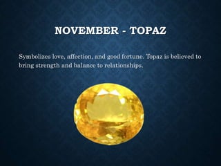 Birthstones By Month and Their Meanings.pptx
