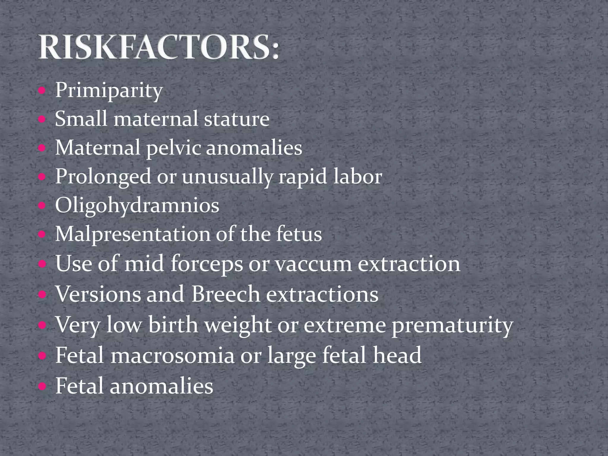 Birth trauma & Intracranial haemorhhage | PPTX