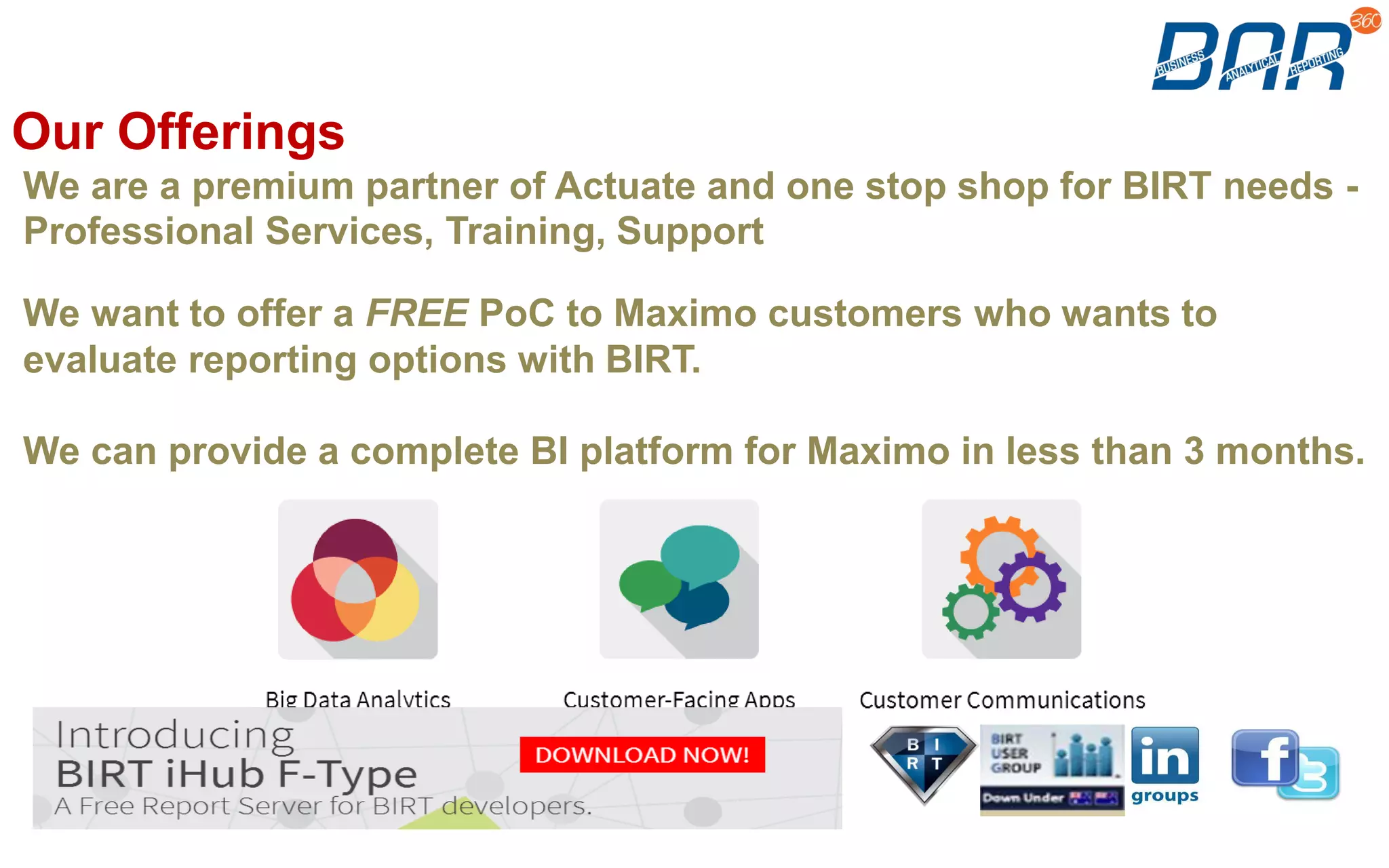 BIRT reporting for IBM maximo | PDF