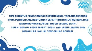 Bentuk-bentuk Tinja atau Feses sebagai Tugas Farmasi SMK | PPT