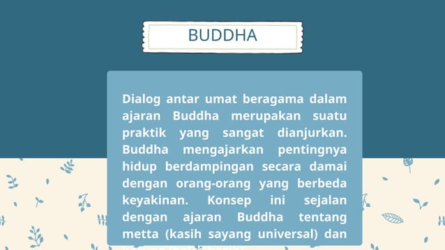 Dialog antar umat beragama dalam agama agama | PPTX