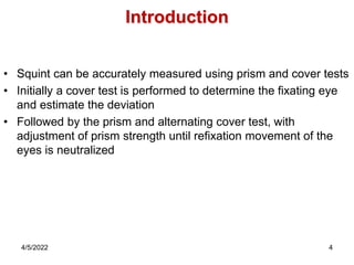 Refraction and optical management of strabismus patients | PPT