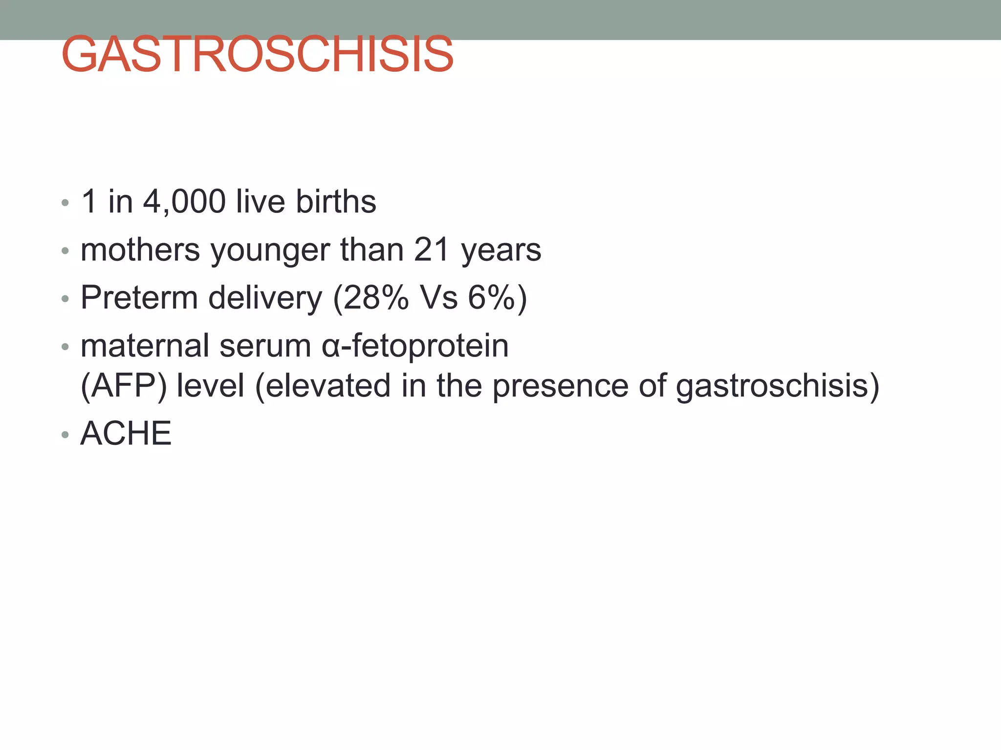 omphalocele and gastroschisis | PPTX