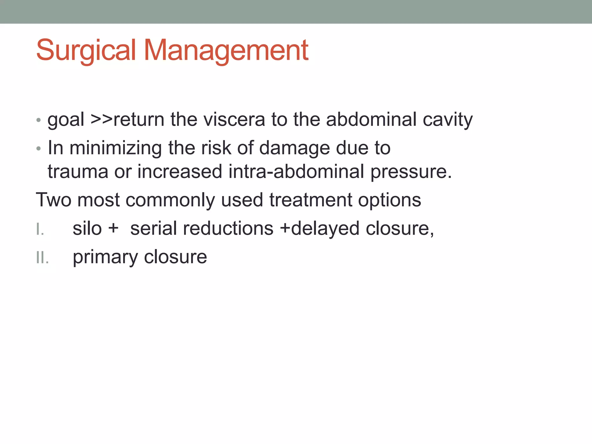 omphalocele and gastroschisis | PPTX