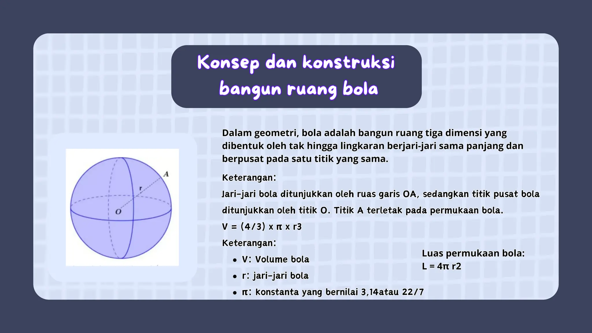 Pembuktian rumus volume dan luas permukaan bangung ruang Tabung, Limas ...