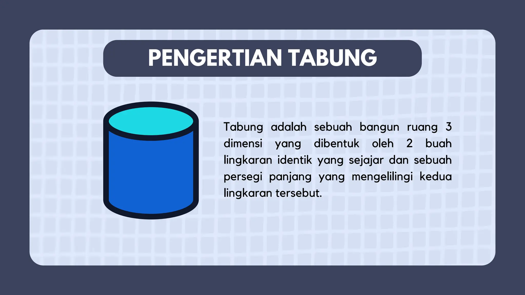 Pembuktian rumus volume dan luas permukaan bangung ruang Tabung, Limas ...