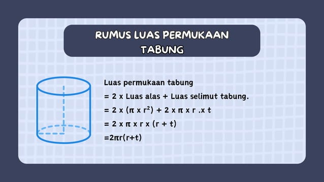 Pembuktian rumus volume dan luas permukaan bangung ruang Tabung, Limas ...