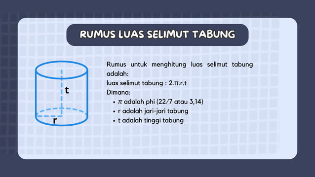 Pembuktian rumus volume dan luas permukaan bangung ruang Tabung, Limas ...