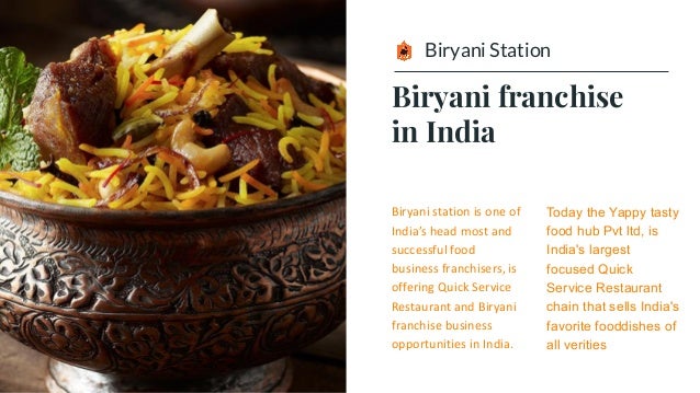 Biryani franchise in India | PDF