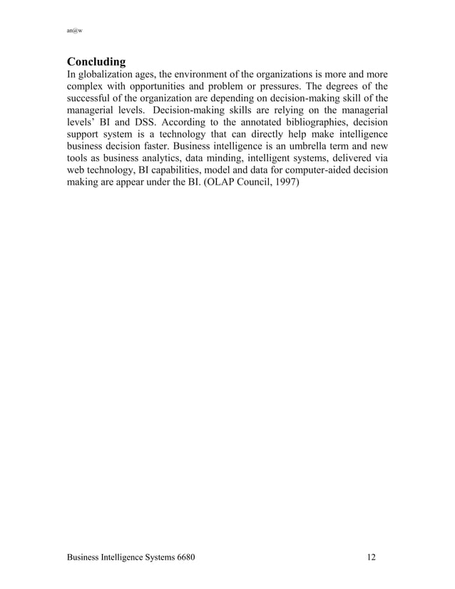 Business Intelligence System Pdf 4442
