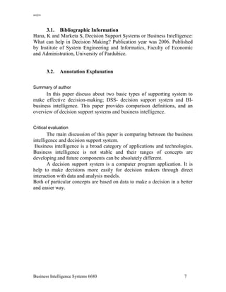 Business Intelligence System | PDF